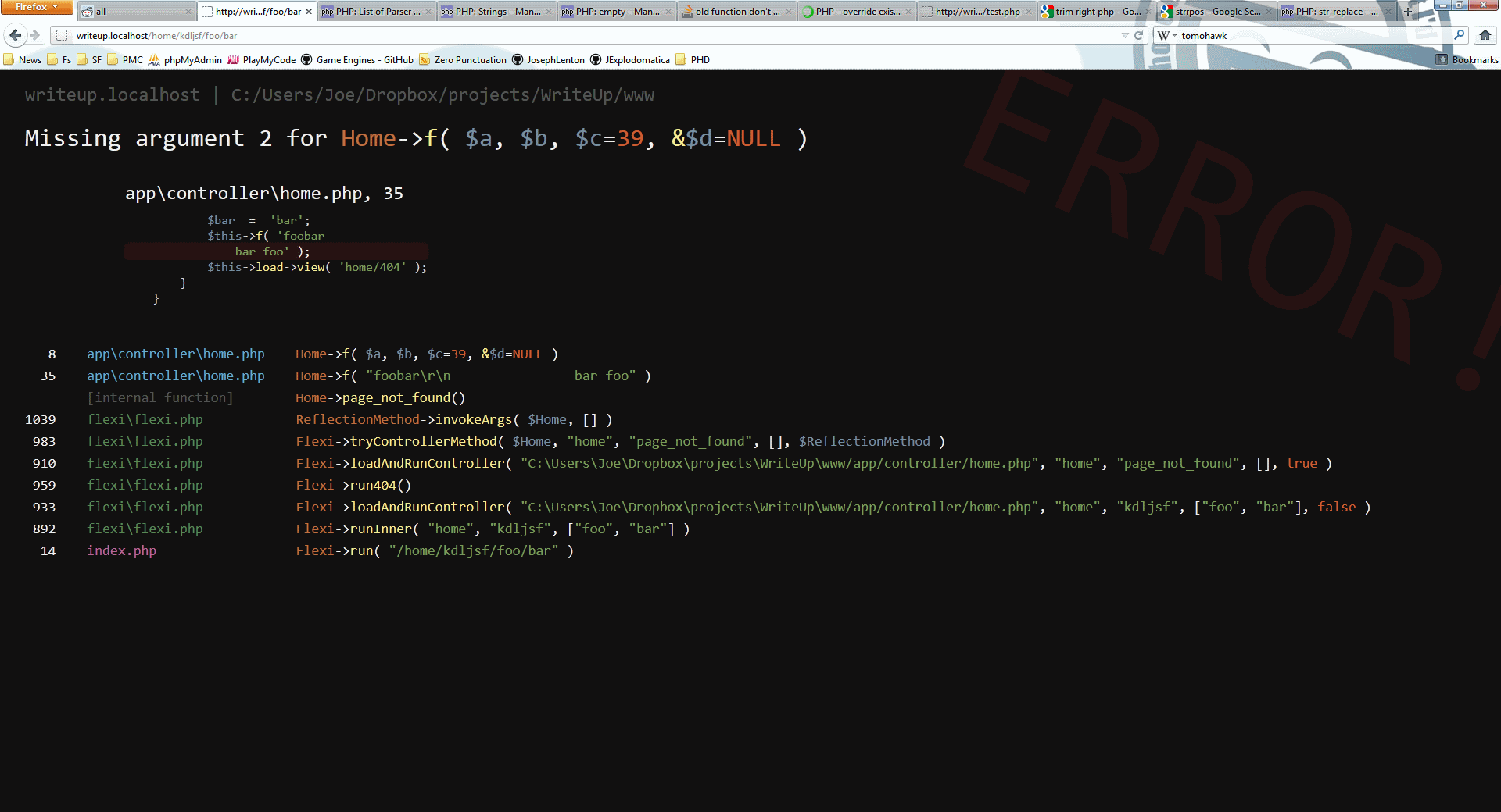Debug Output Am I Doing It Right Rphp